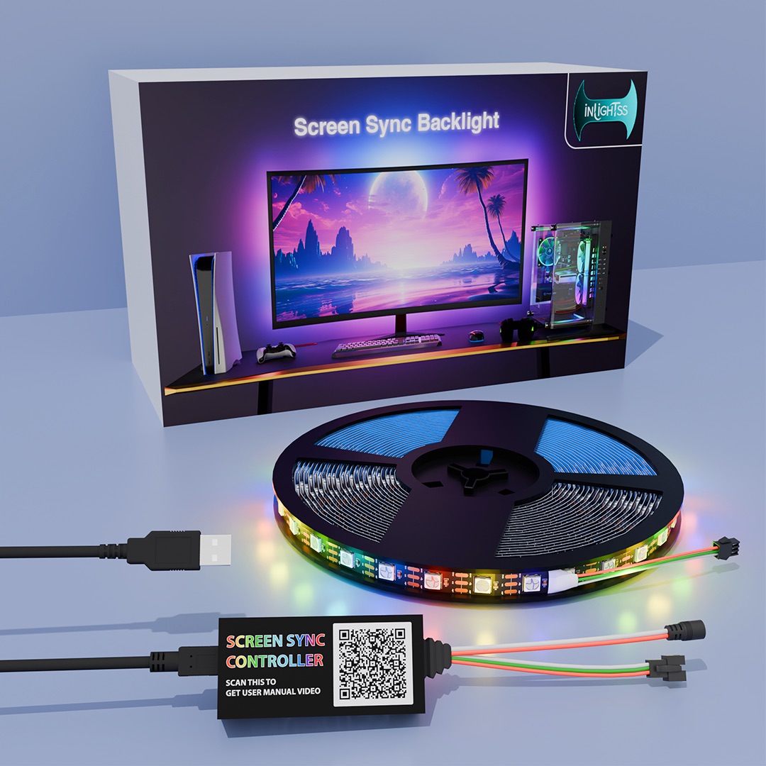 Inlightss Smart Sync LED Strip Light - 4m